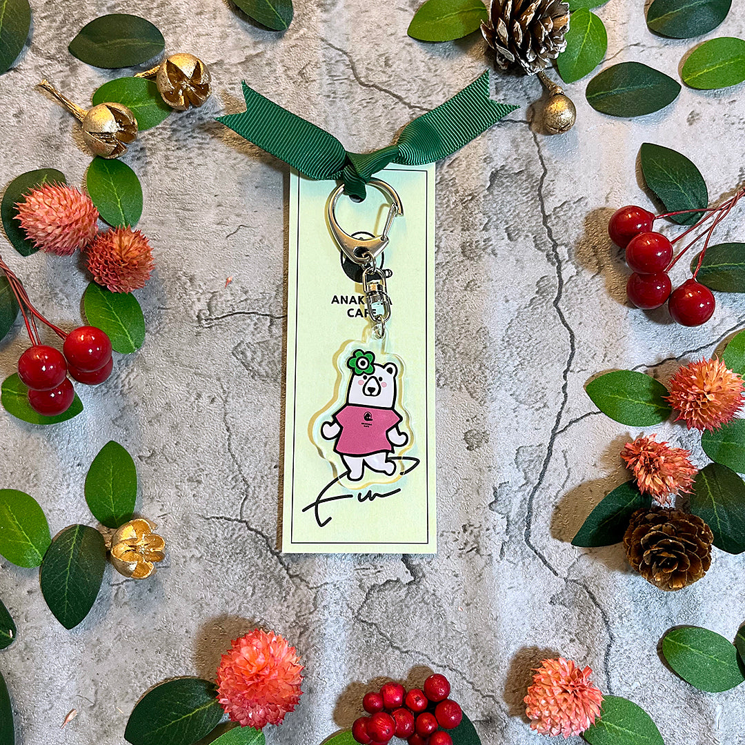 ANAKUMA FRIENDS アクリルキーチェーン【🌼🐻‍ ️ふぅ】 – ANAKUMA CAFE